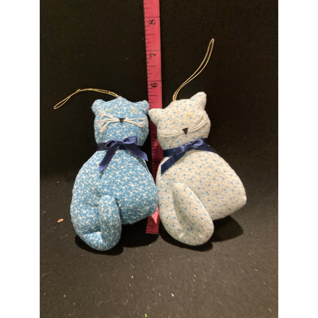 Russ Plush Cat Ornament Vintage - Etsy