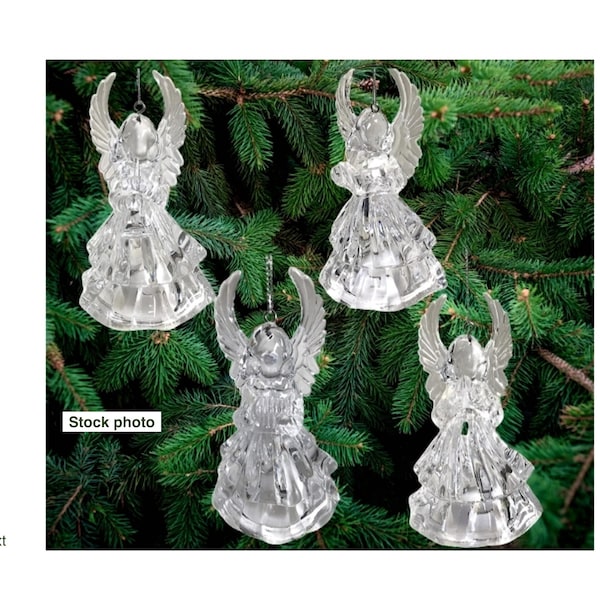 Acrylic Led Angel Figurine - Etsy Australia
