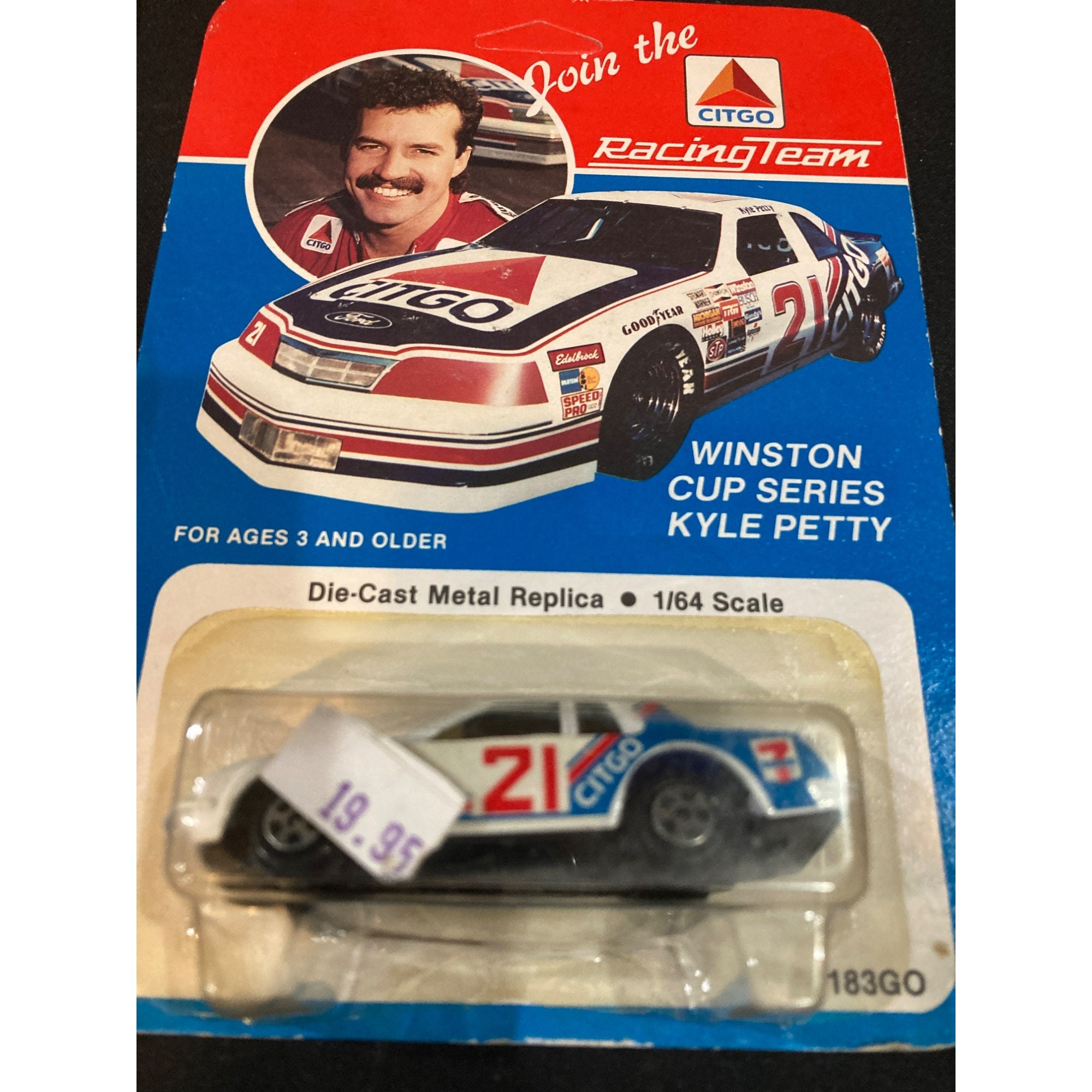 VINTAGE Kyle Petty Race Citgo Racing Team Winston Cup Series 1/64 NIP ...