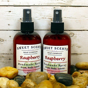 Raspberry Body Spray - Handmade Spray / Body Spray / Room Spray / Body ...