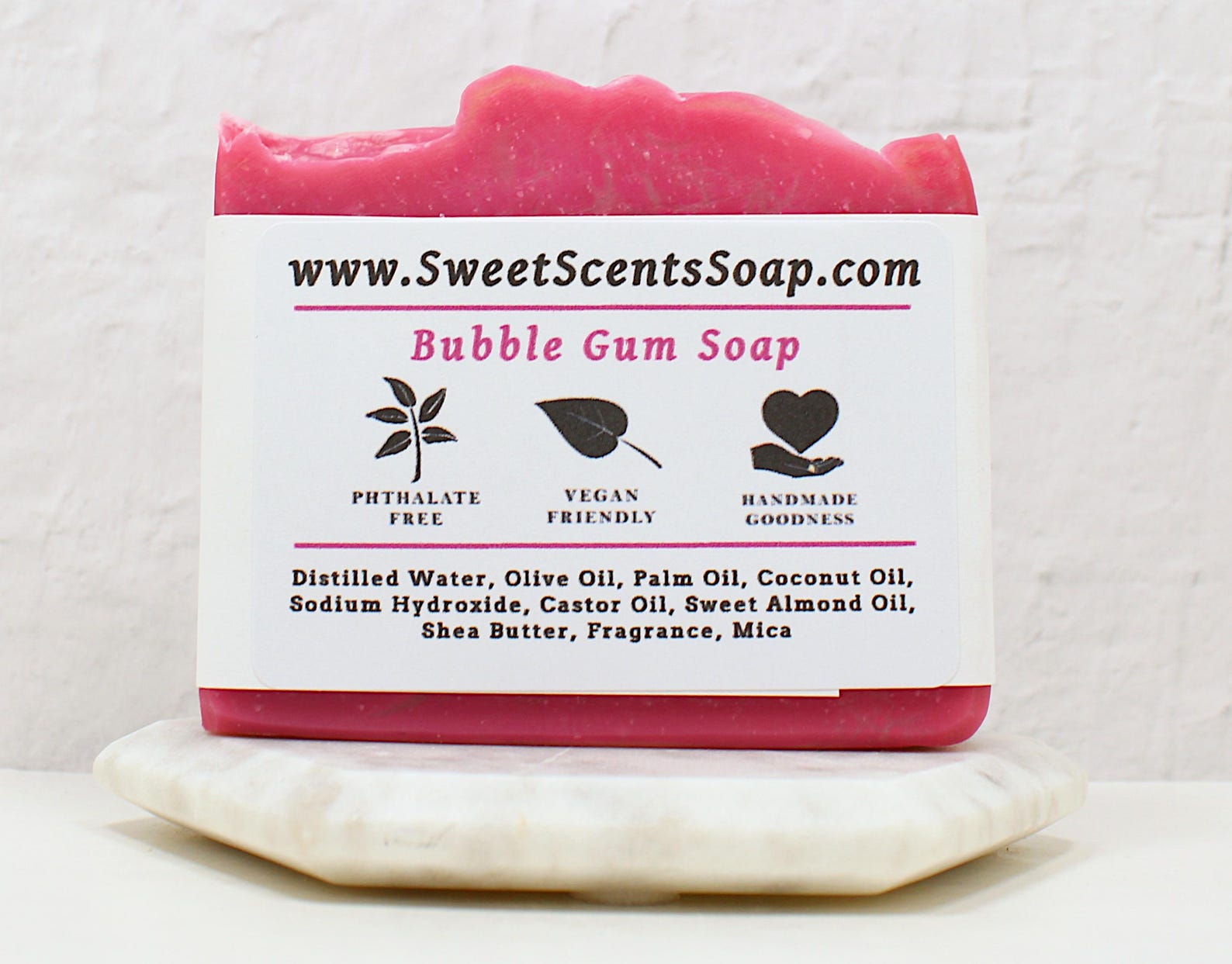 Handmade Soap - Bubble Gum Homemade Bar Soap - Etsy