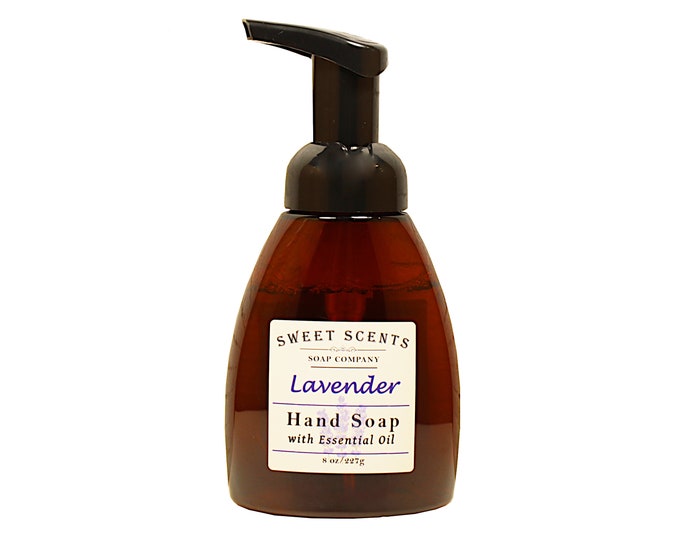 Lavender Hand Soap Liquid Scented With Lavender Essential - Etsy