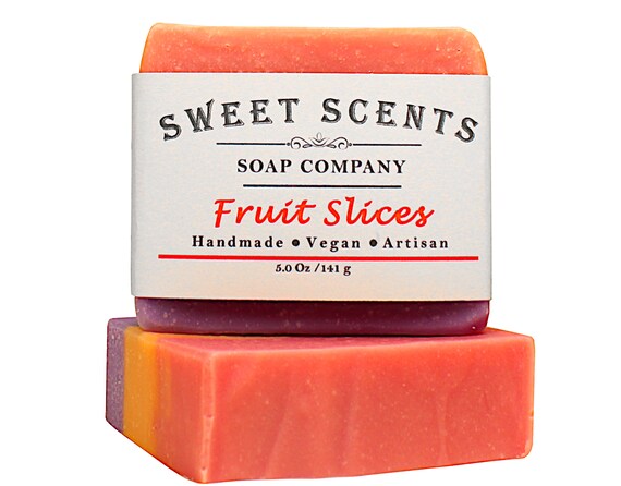 Fruit Slices Soap Handmade Soap Bar Soap Cold Process | Etsy