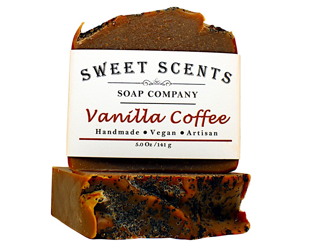 Vanilla Coffee Soap Bar Soap, Handmade Soap, Cold Process Soap, Vegan ...