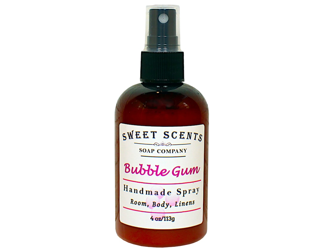 Handmade Bubble Gum Scent Spray: Body, Room, Linen - 4 Oz - Etsy