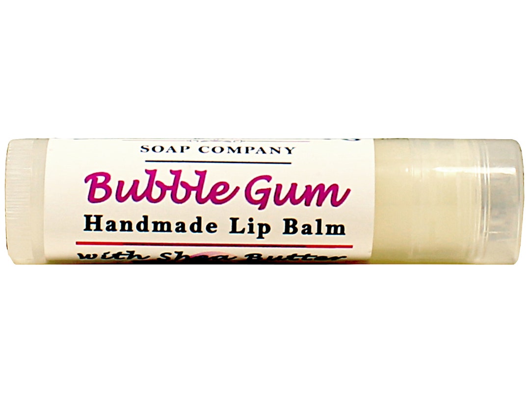 Bubble Gum Handmade Lip Balm With Shea Butter - Etsy