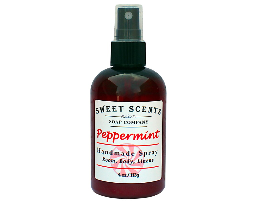 Peppermint Body Spray Handmade Spray Body Spray Room Spray Body