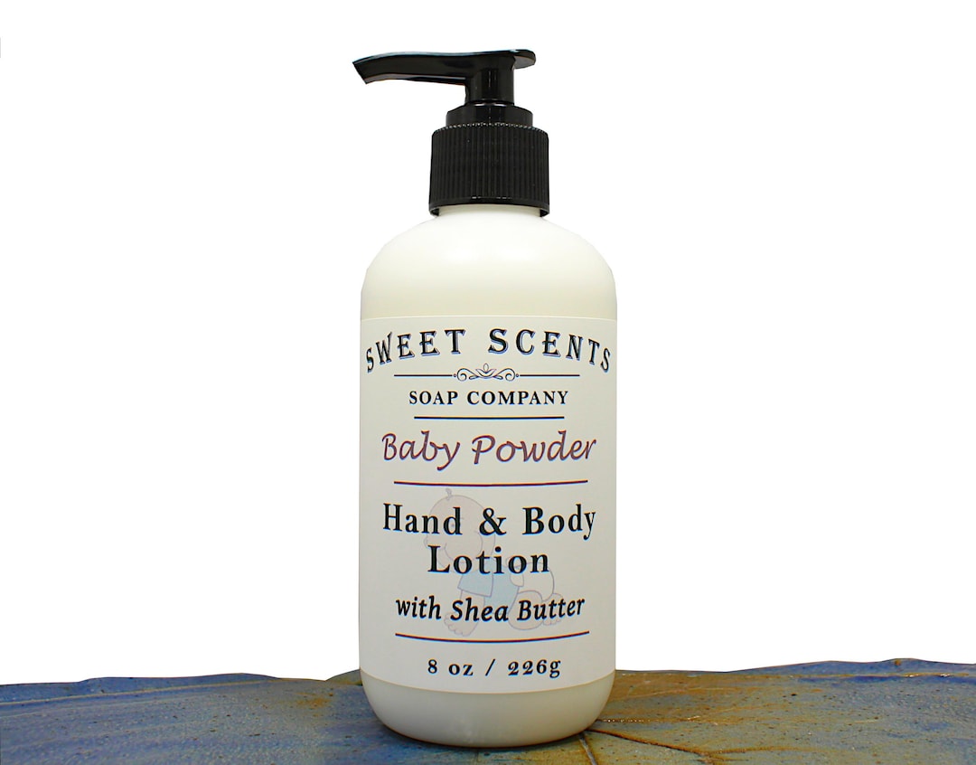 Baby Powder Scented Hand & Body Lotion With Shea Butter - Etsy