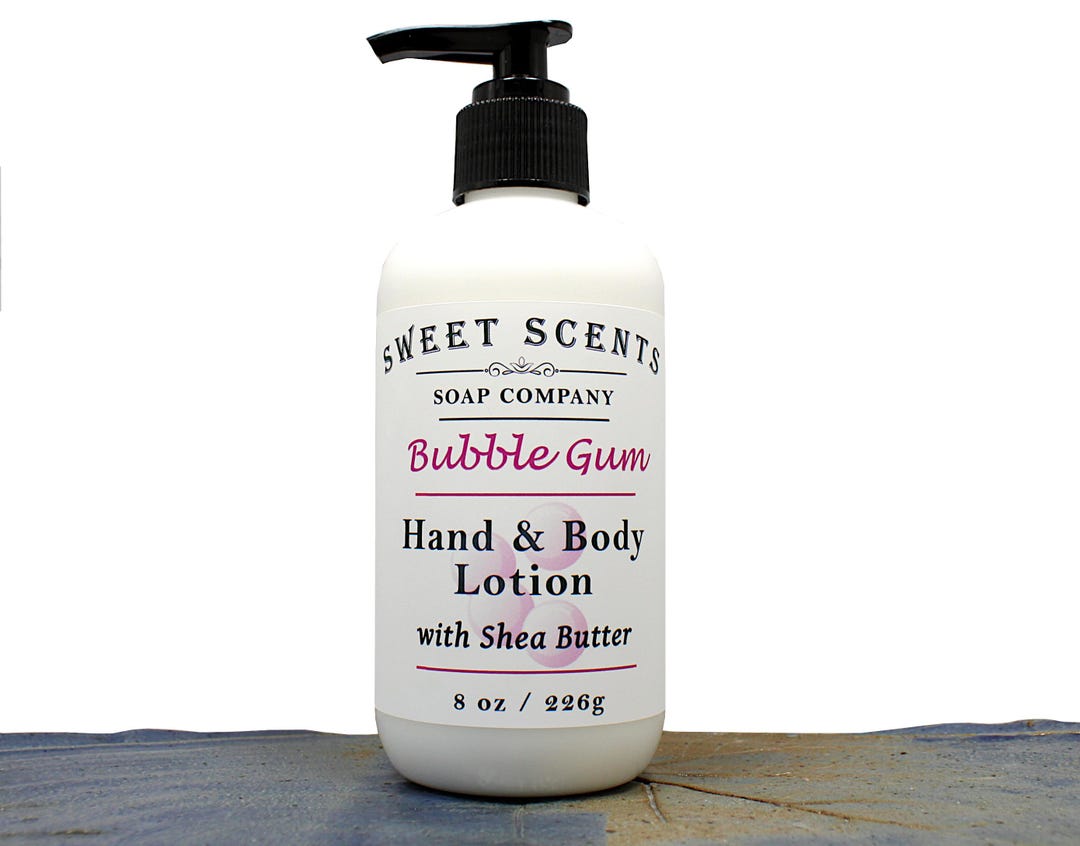 Bubble Gum Scented Hand & Body Lotion With Shea Butter - Etsy