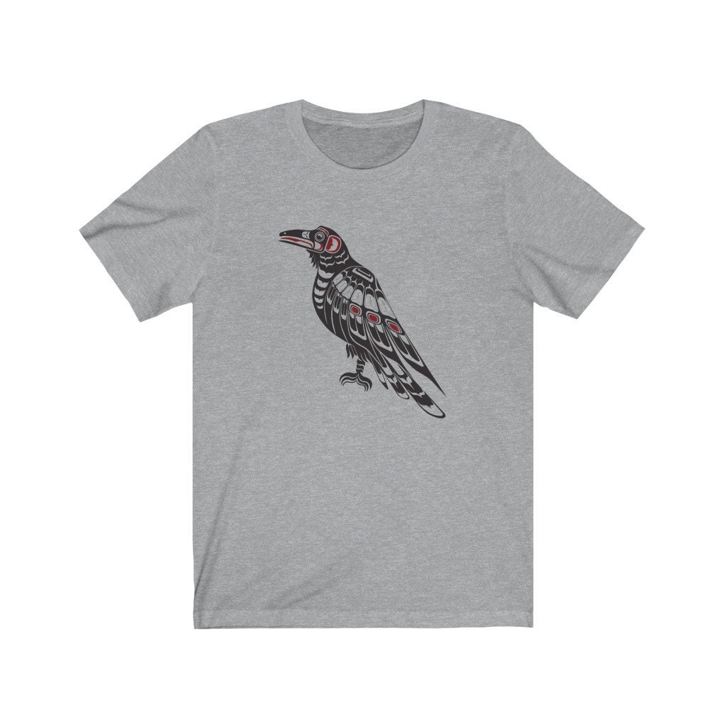 Pacific Northwest Raven Coastal Native Formline Art Crow | Etsy UK