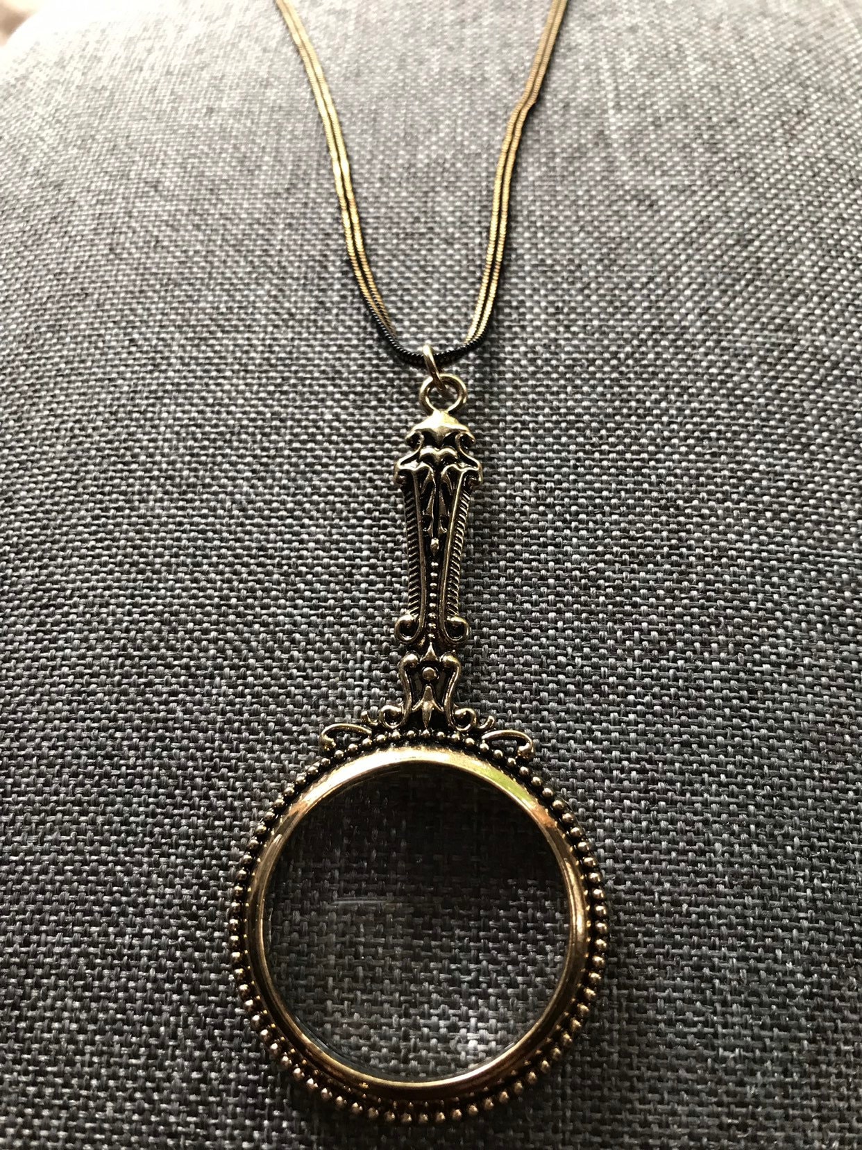 Magnifying Glass Pendant - Etsy