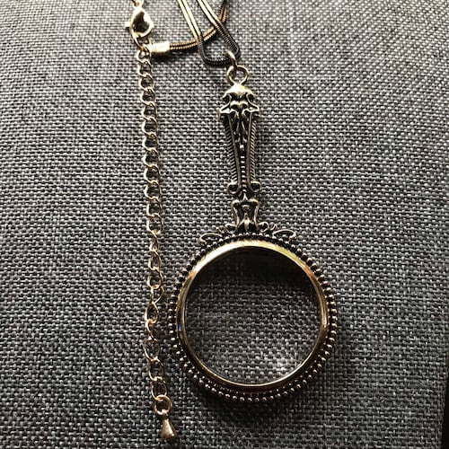 Panther Magnifying Glass Pendant Art Deco Style 925 Sterling - Etsy