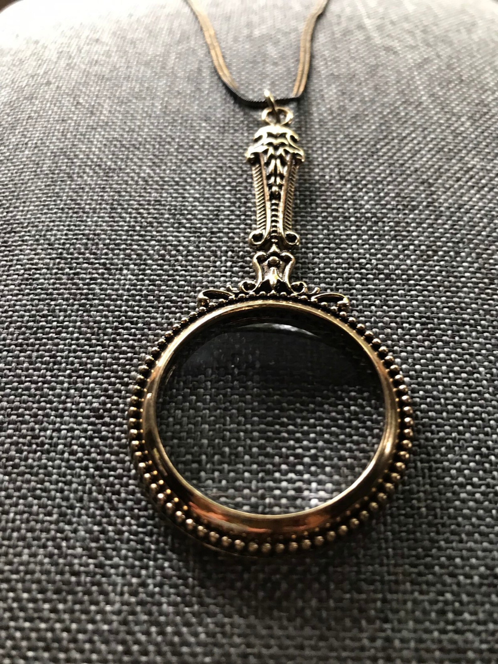 Magnifying Glass Pendant - Etsy