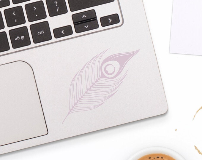 Peacock Feather Bumper Sticker-car Decal-peacock Feather-feathers ...