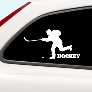 Hockey Bumper Sticker-sports Bumper Stickers-hockey - Etsy
