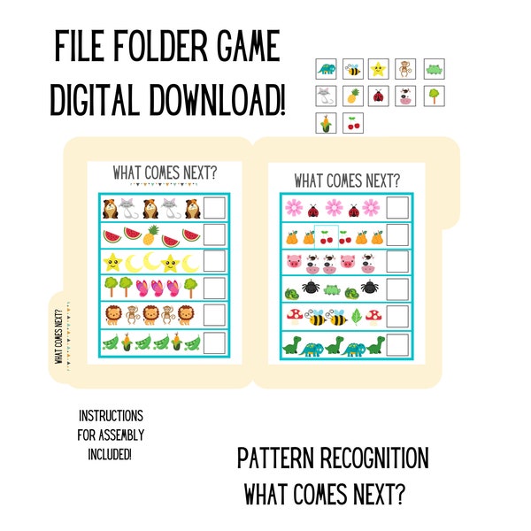 File Folder Game - Etsy