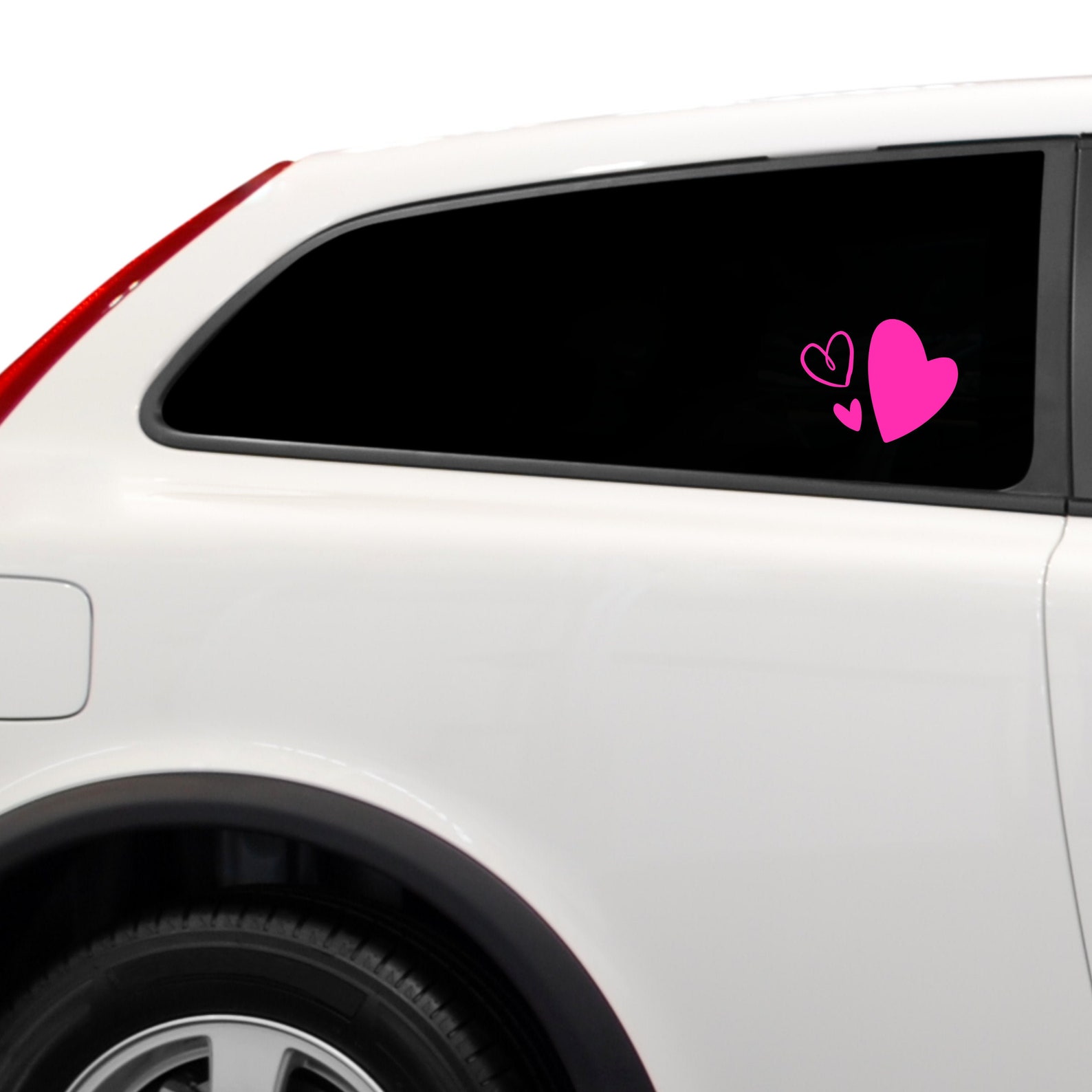 Hearts Car Decal-car Bumper Sticker-wall Decals-vinyl - Etsy UK