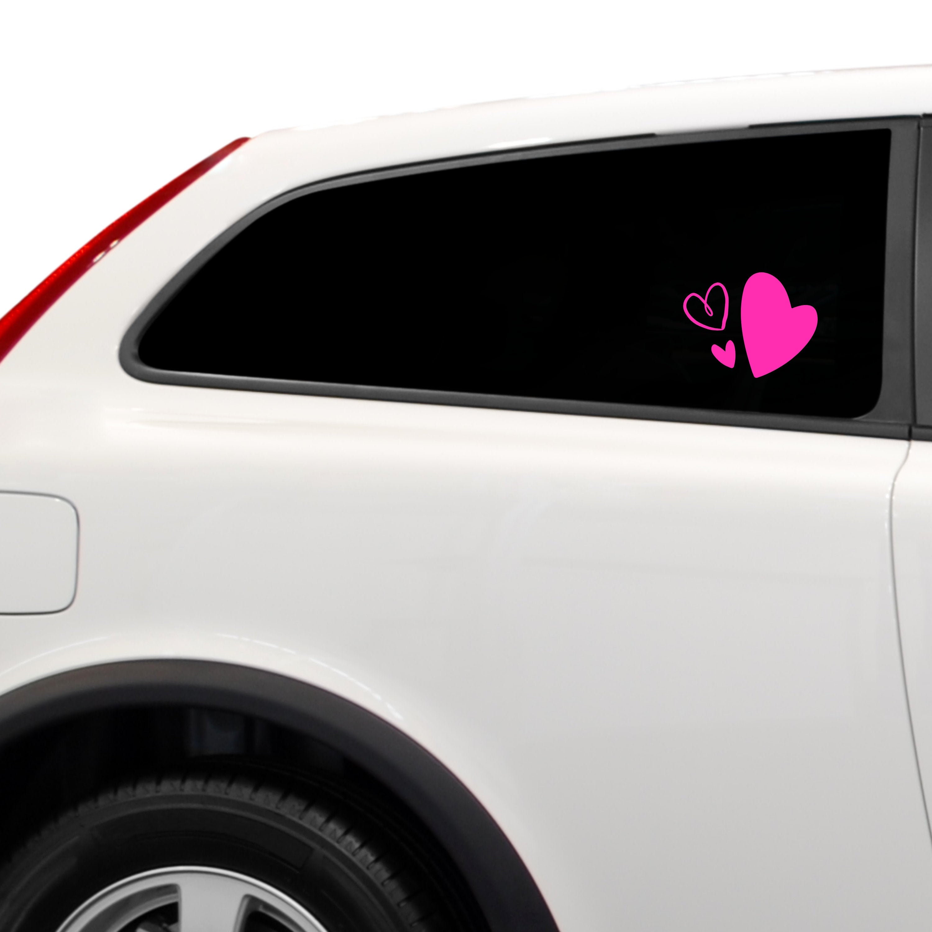 Hearts Car Decal-car Bumper Sticker-wall Decals-vinyl - Etsy UK