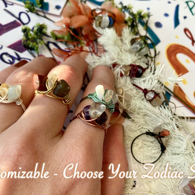Crystal Rings - Etsy