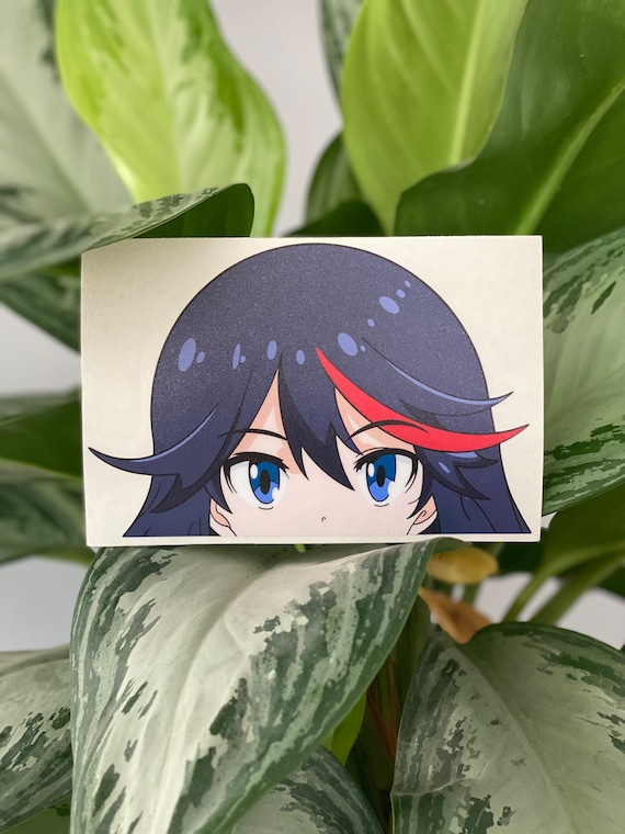Ryuko Matoi Kill La Kill Peeker Weatherproof Vinyl Sticker - Etsy