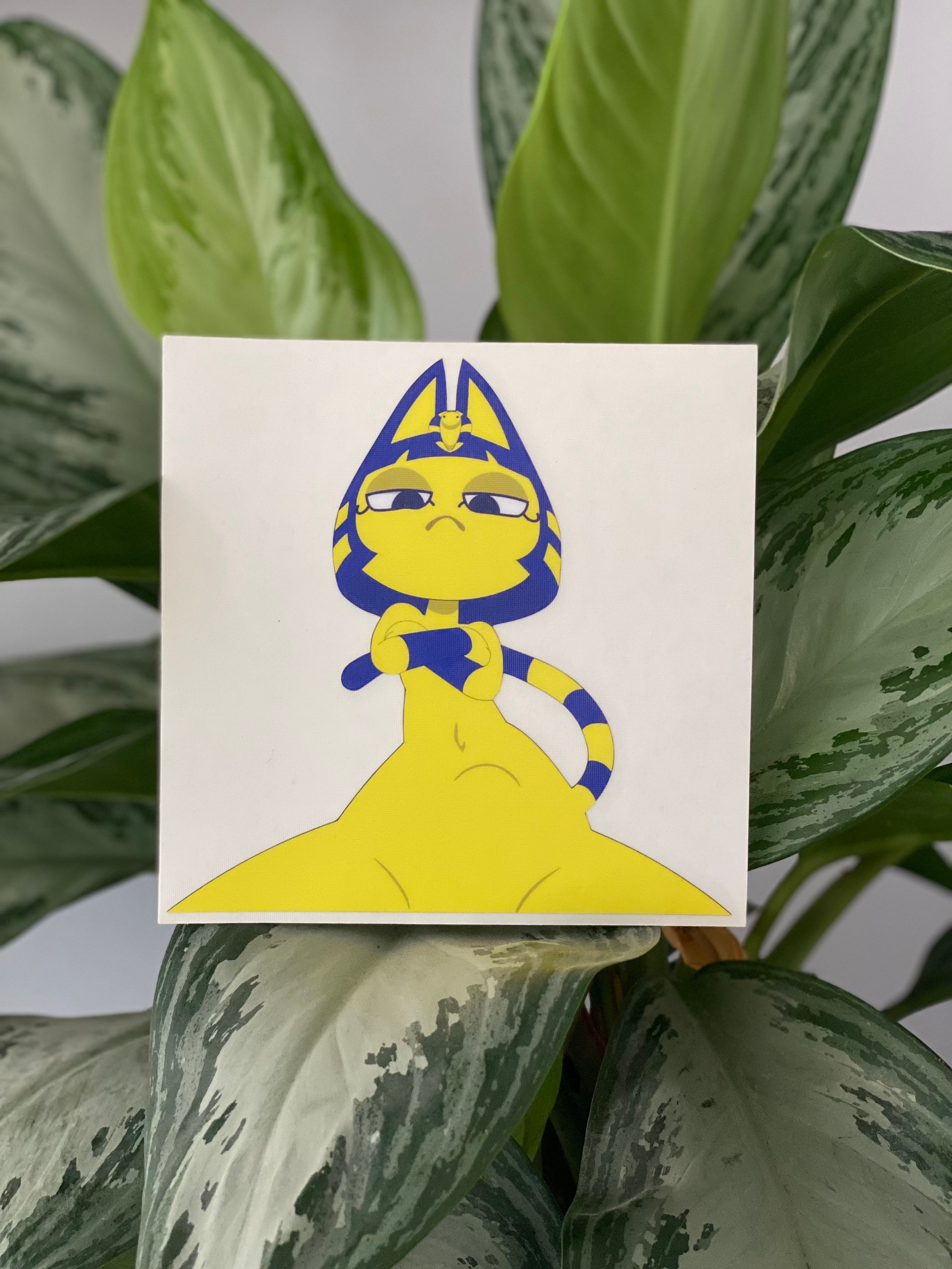Ankha Zone Weatherproof Vinyl Sticker - Etsy Australia
