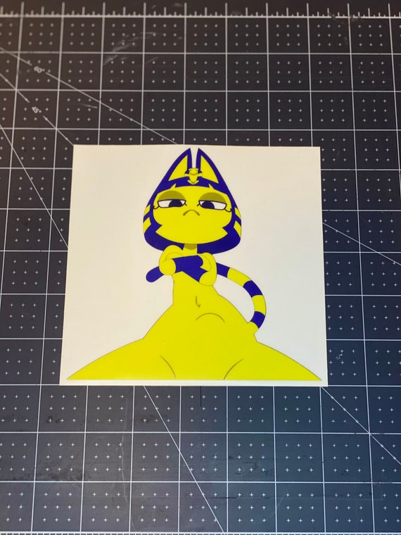 Ankha Zone Weatherproof Vinyl Sticker | Etsy Australia