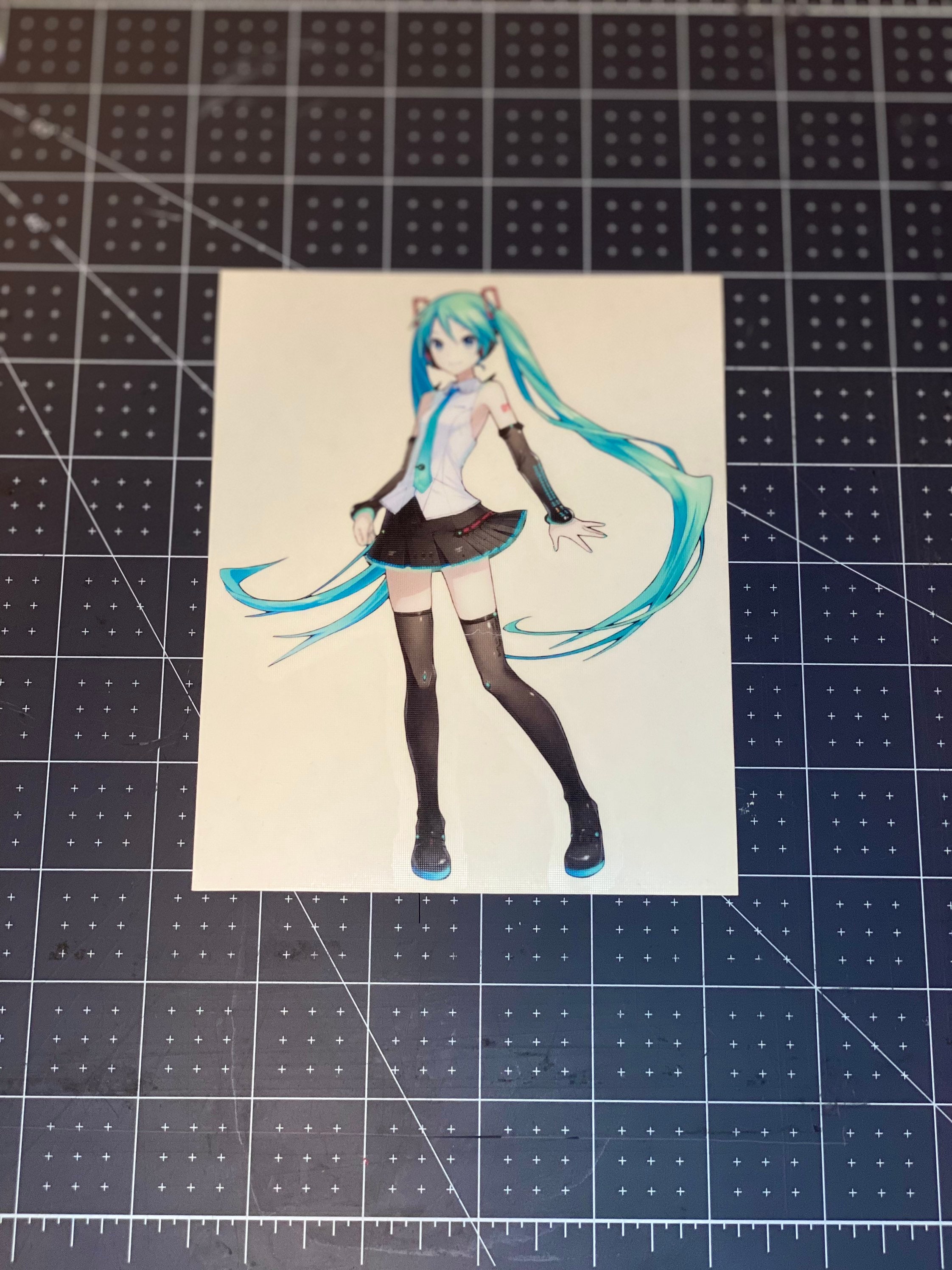 Hatsune Miku Weatherproof Vinyl Sticker - Etsy