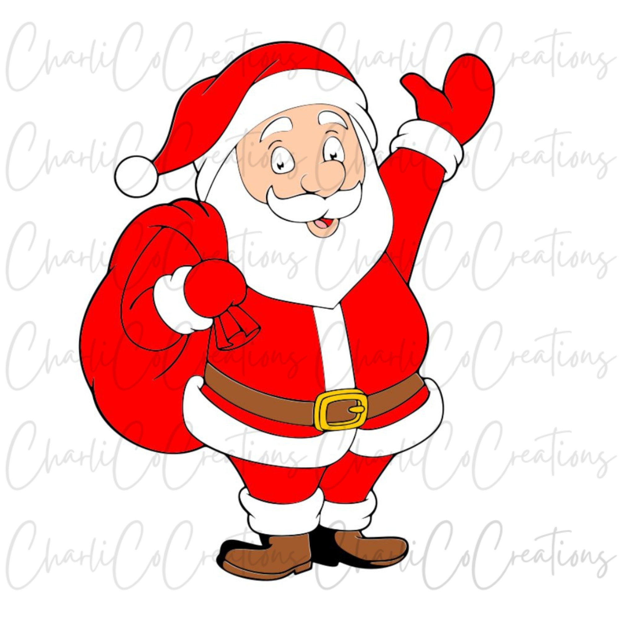 Santa SVG | Santa Clause | PNG | JPG | Christmas | Cards | Gifts ...