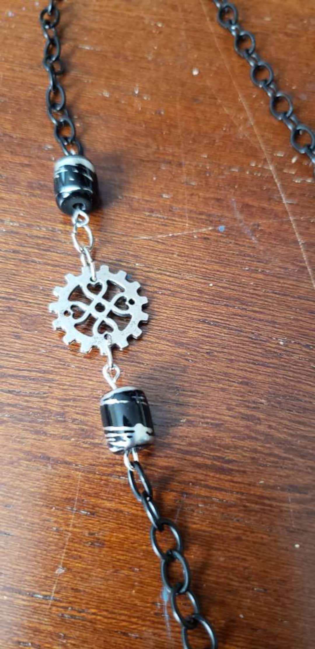 Whimsical, Victorian, Steampunk Style Gears, Cogs Necklace With a ...
