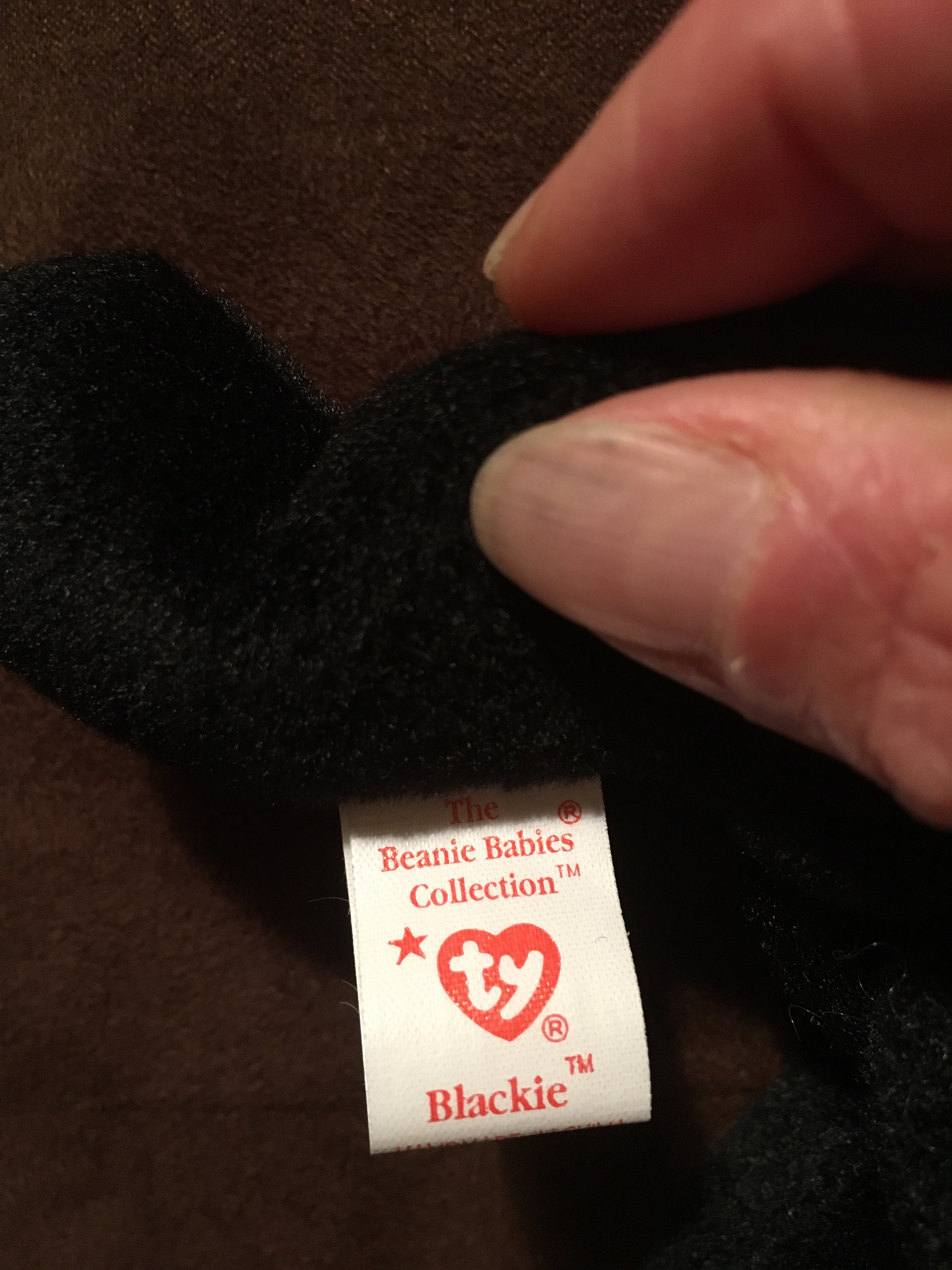 Blackie Beanie Baby - Etsy