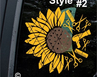 Hair Stylist Car Decal - Etsy