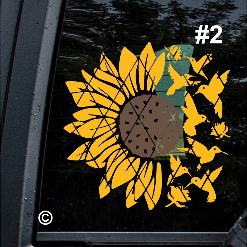 Sunflower Rub on Transfer - Etsy