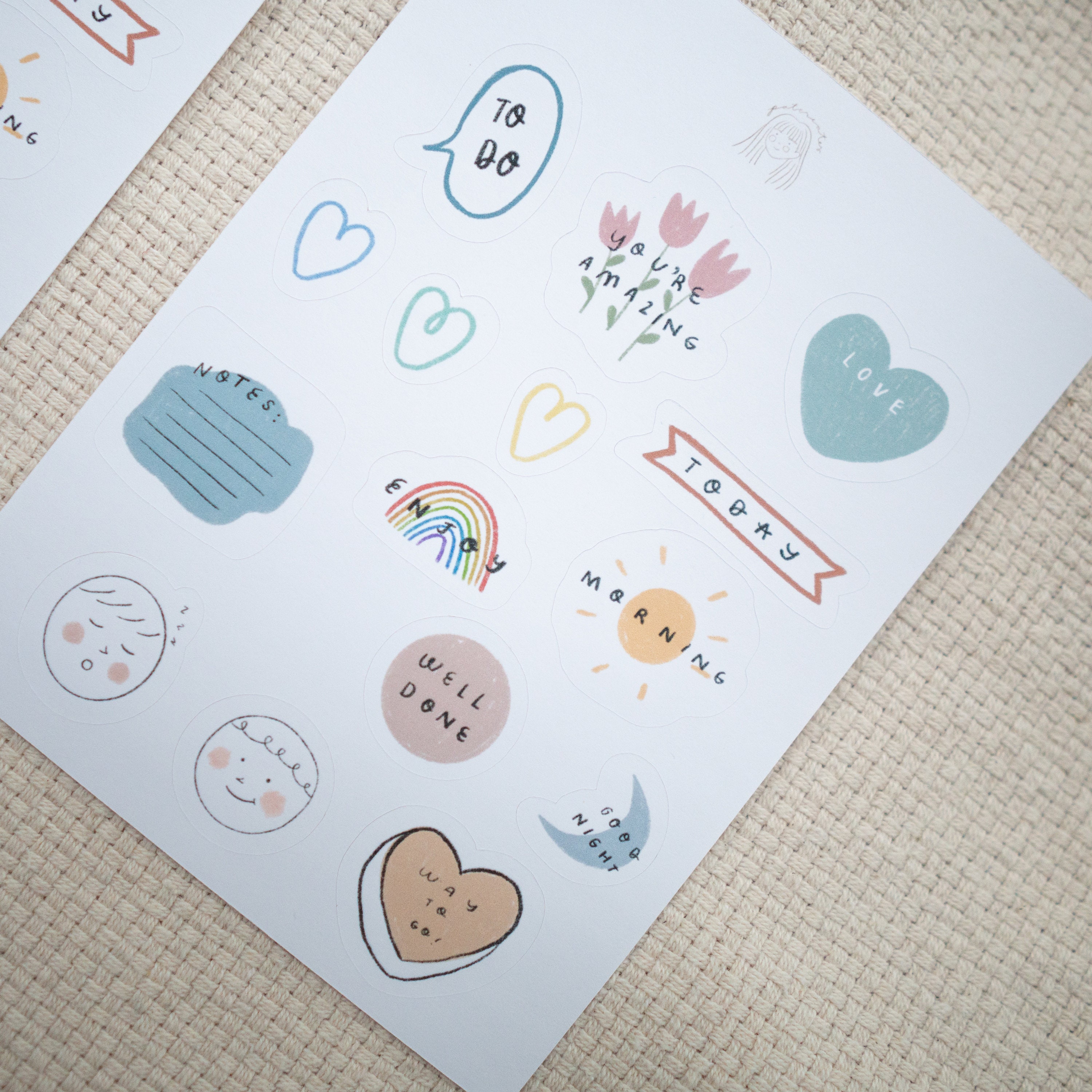To Do List Doodle Sticker Sheet, Planner Stickers - Etsy