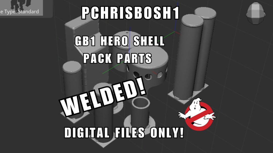 Pchrisbosh1 GB1 Hero Pack Shell Parts Digital Files With REALISTIC ...