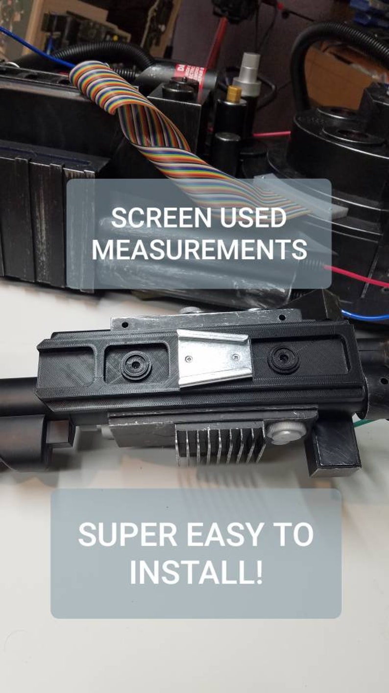 Life Size Spirit Proton Pack 2023, MODS, 3D Printed Wand Track AND Top ...