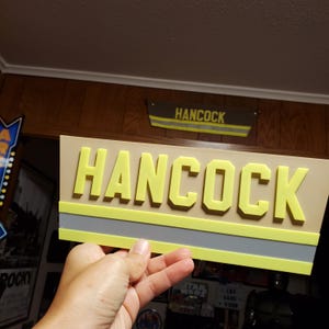 3D Printed Firefighter Bunker Gear Gift, Name Plate Personalized ...