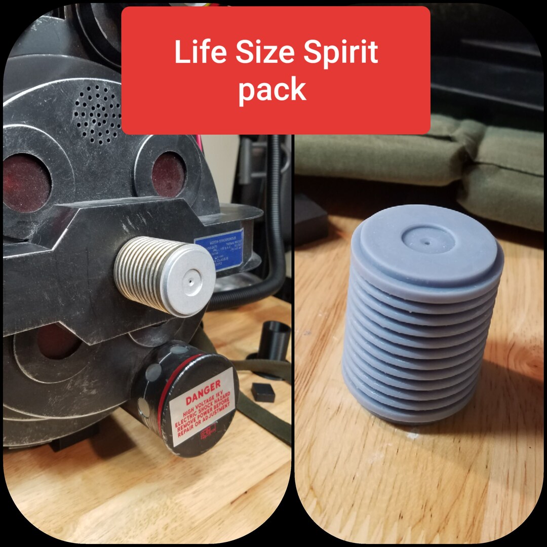 Life Size Spirit Proton Pack 2023, MODS, 3D Printed GB1 Style SHOCK ...