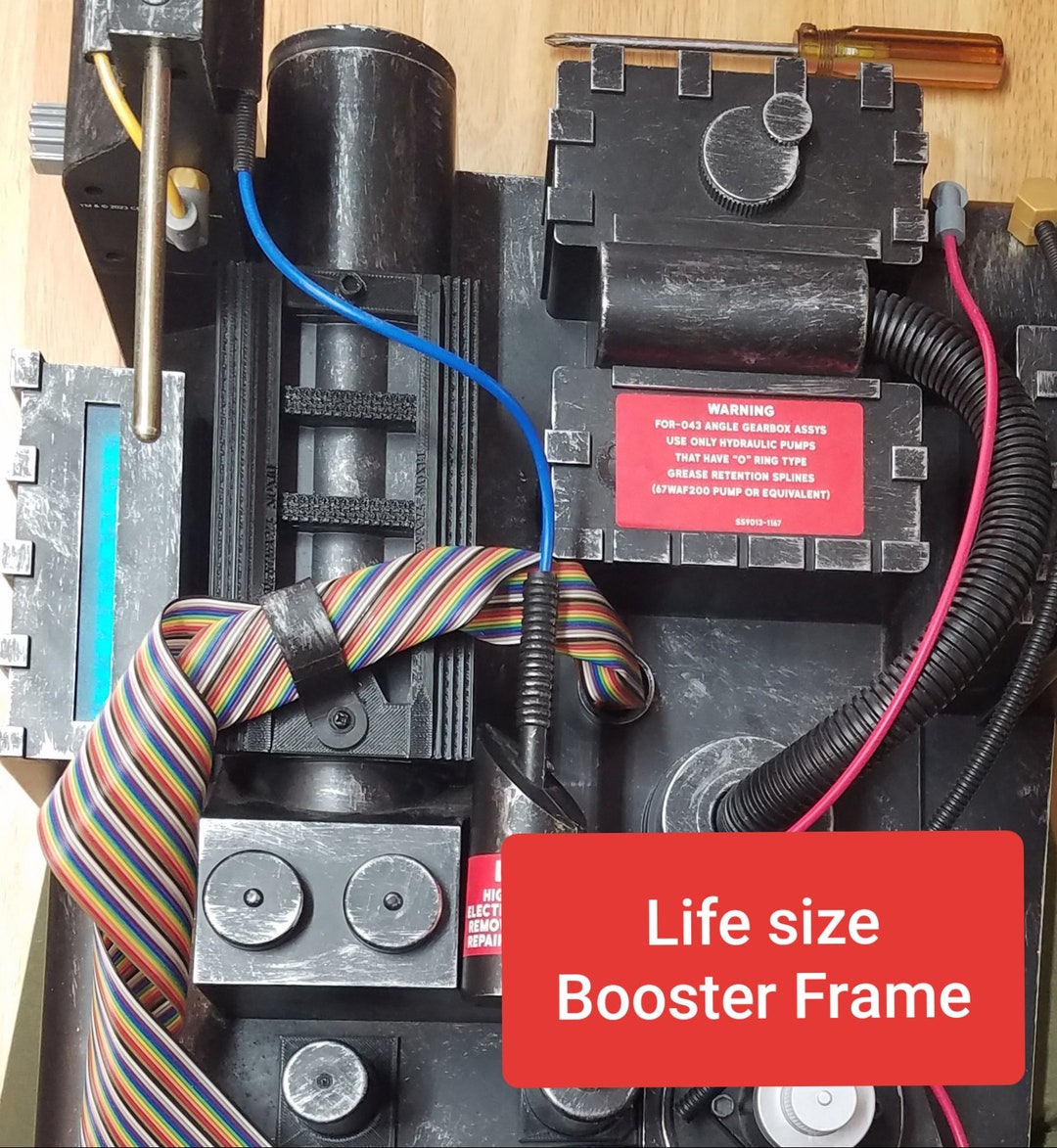 Life Size Spirit Proton Pack 2023, MODS, 3D Printed BOOSTER FRAME ...