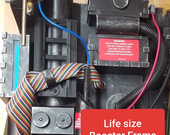 Life Size Spirit Proton Pack 2023, MODS, 3D Printed BOOSTER FRAME ...
