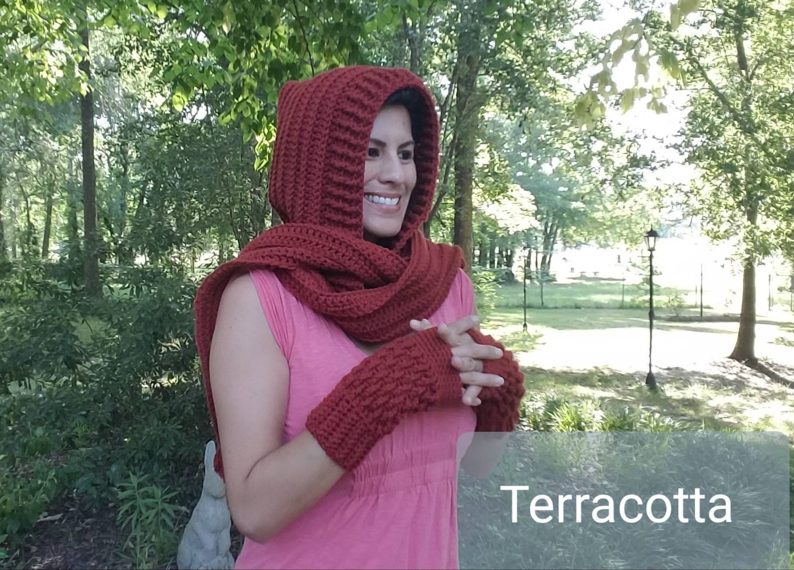 Crochet Hoody/scoodie/scood/hooded Long Scarf Pixie Hood,woodland Scarf ...