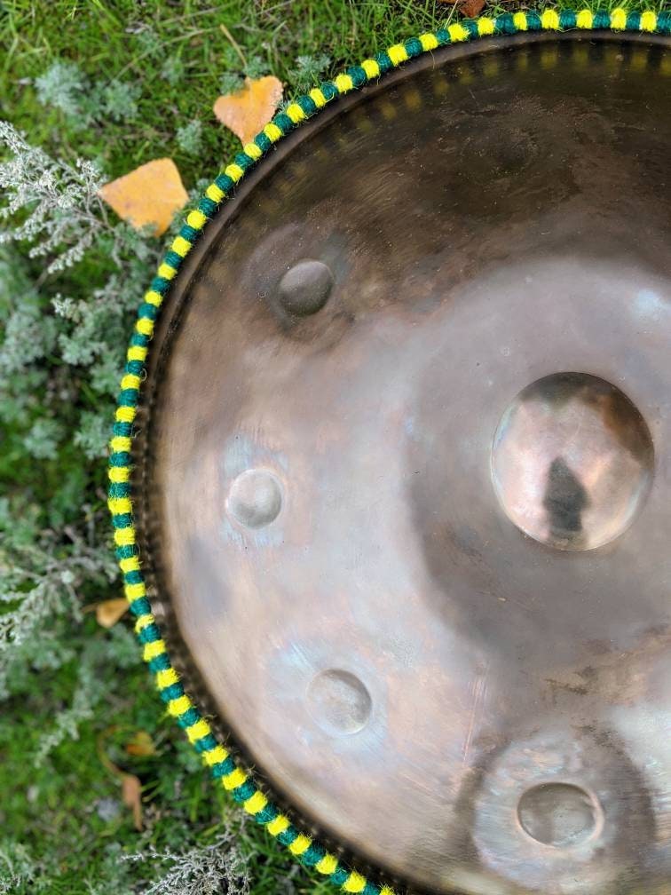 Yellow-green Braid for Handpan and Any Other Steel Drum - Etsy