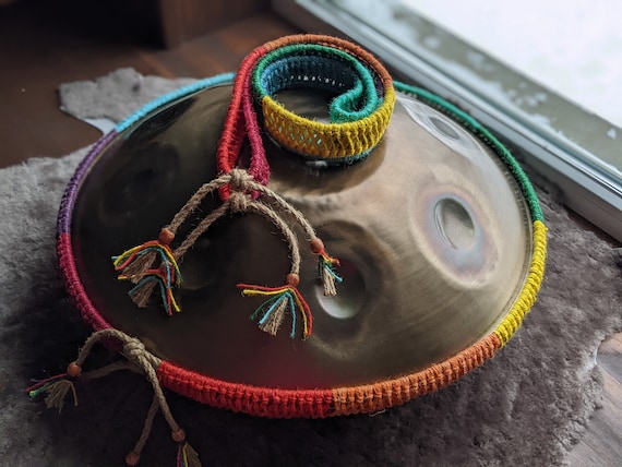Rainbow Braid for Handpan | Etsy