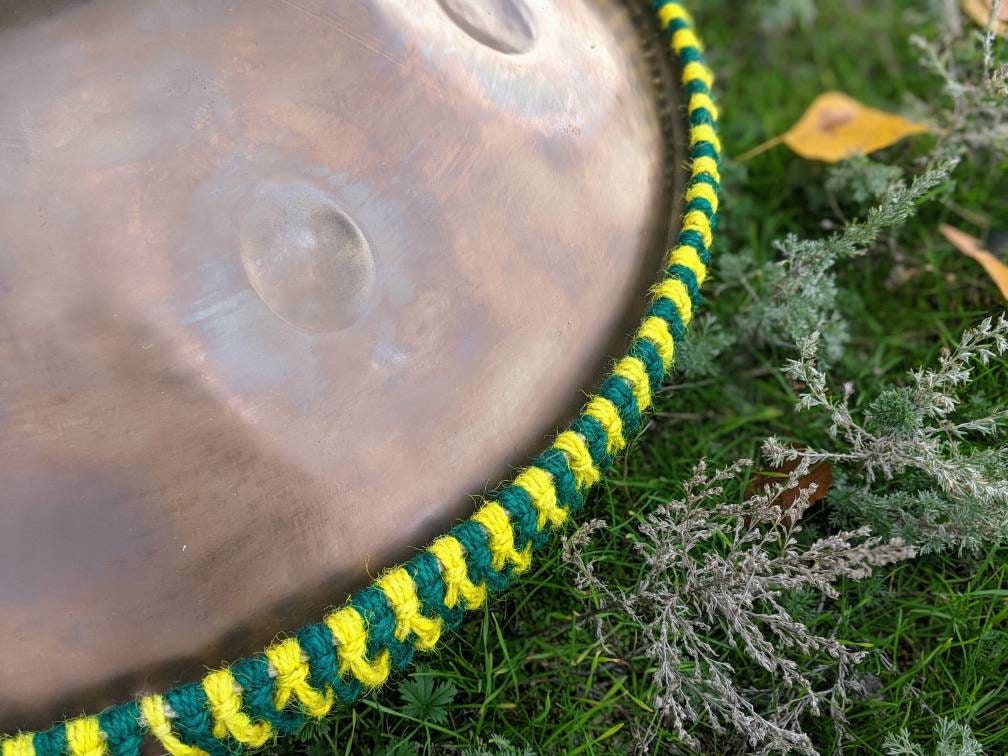 Yellow-green Braid for Handpan and Any Other Steel Drum - Etsy