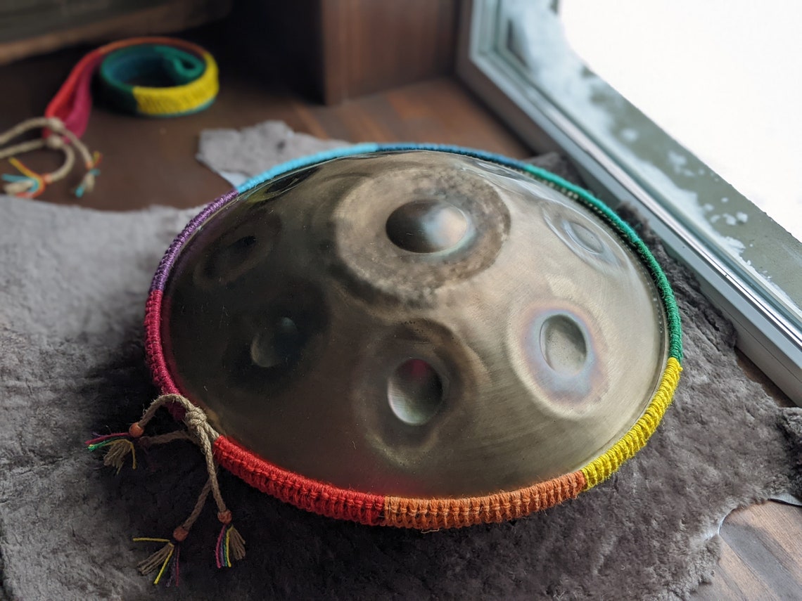 Rainbow Braid for Handpan | Etsy