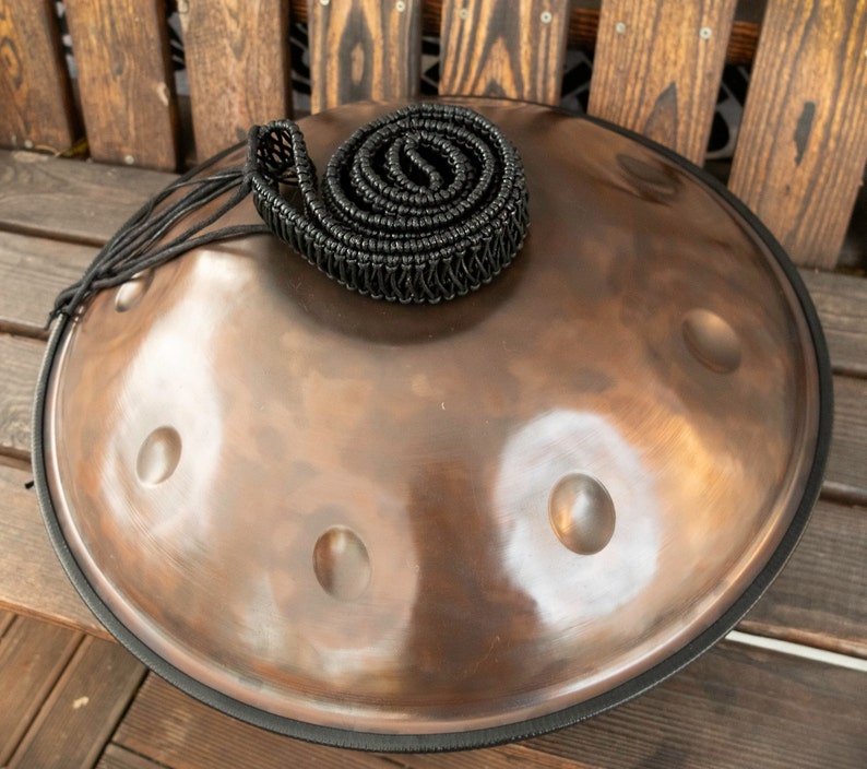 Handpan Drum Rope Braid: Black Waxed Cord Protective Rim Guard - Etsy
