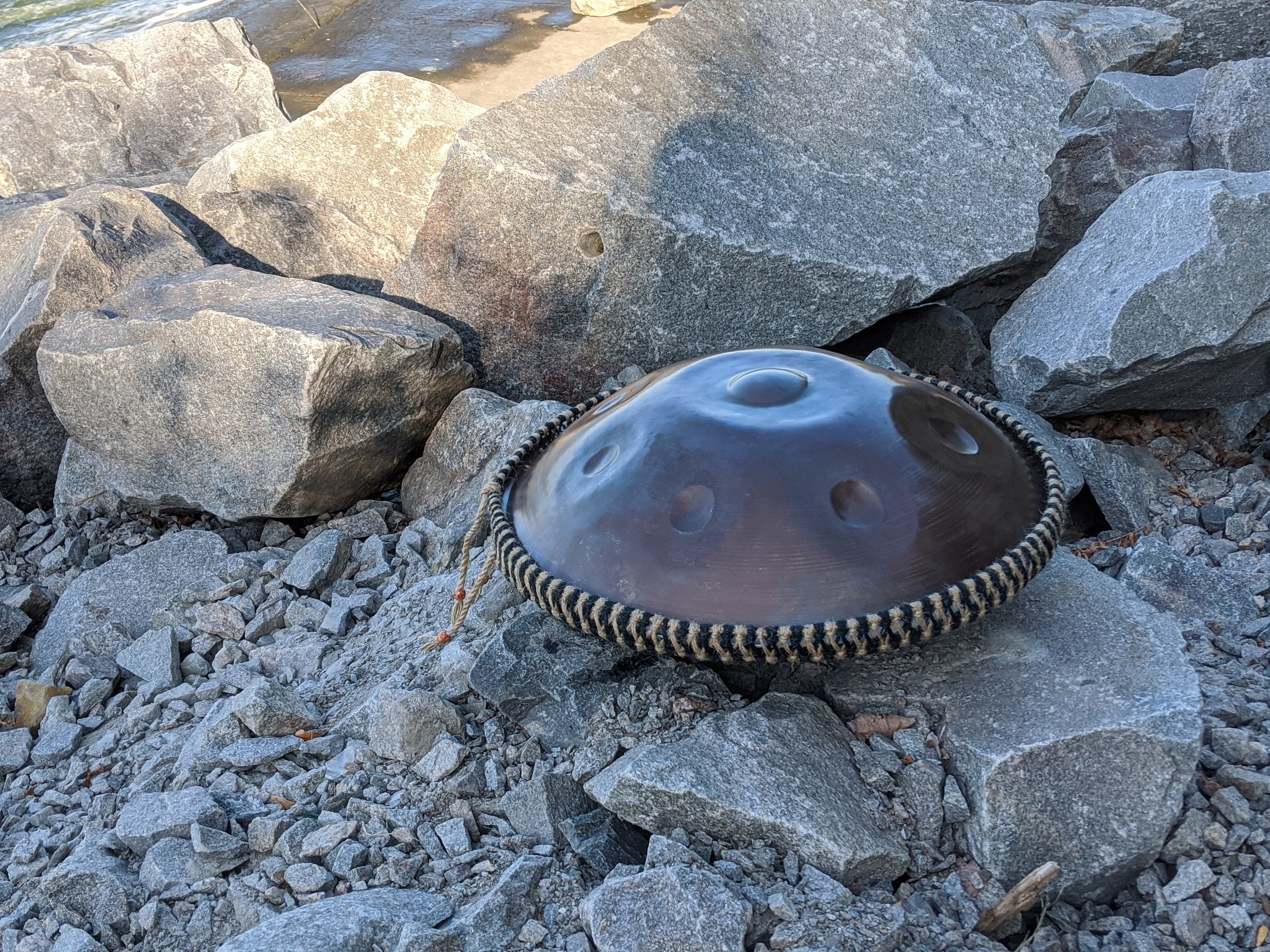 Gray Black Braid for Handpan - Etsy