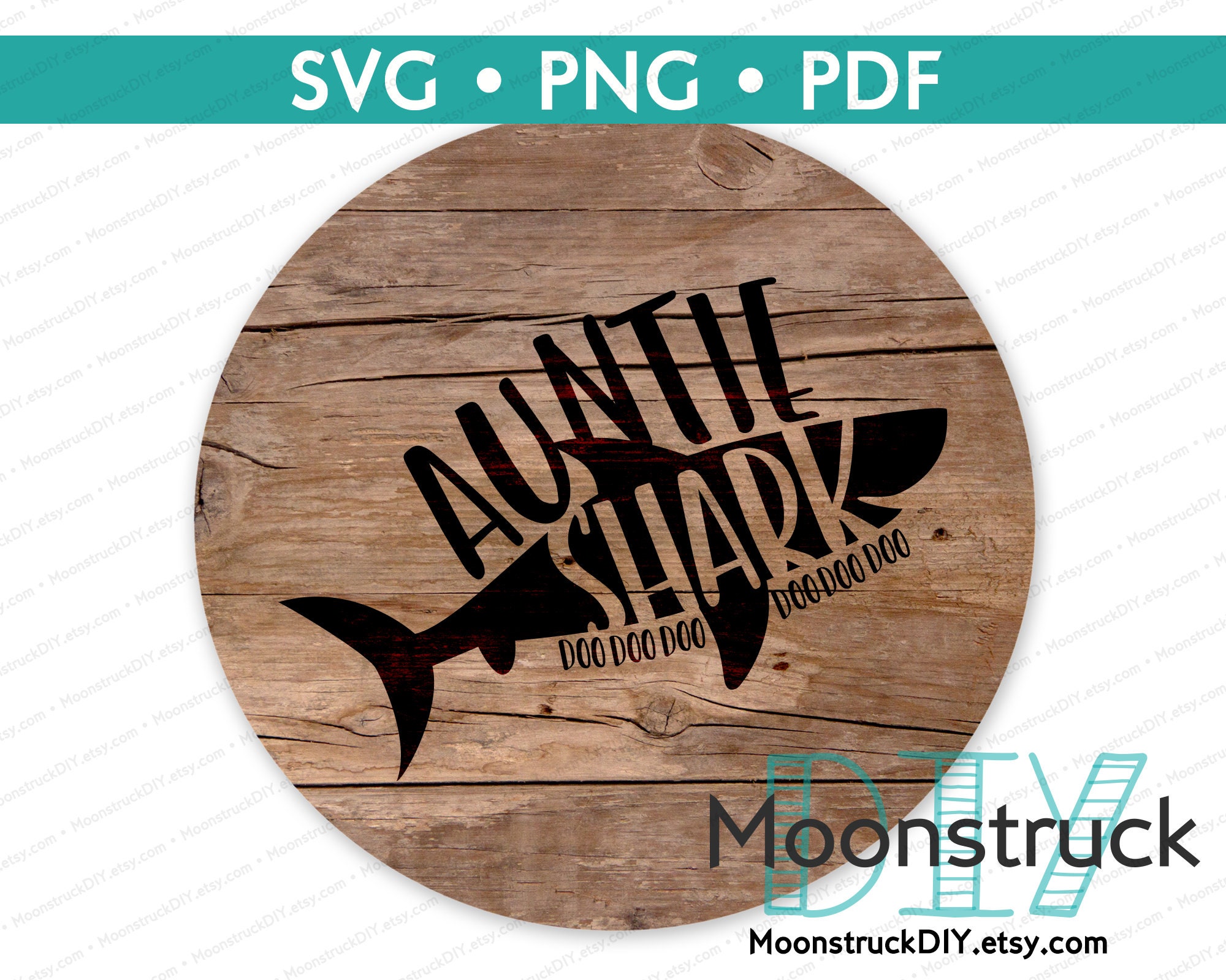Auntie Shark SVG, Baby Shark SVG, Aunt Shark, Shark Cut File, Family ...