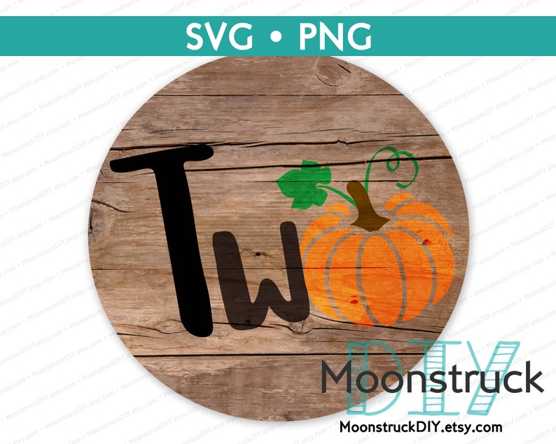 Pumpkin Two 2 SVG & PNG, Circuit Cutout - Etsy