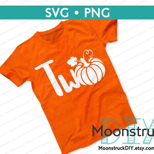 Pumpkin Two 2 SVG & PNG, Circuit Cutout - Etsy