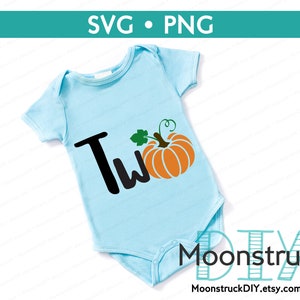 Pumpkin Two 2 SVG & PNG, Circuit Cutout - Etsy